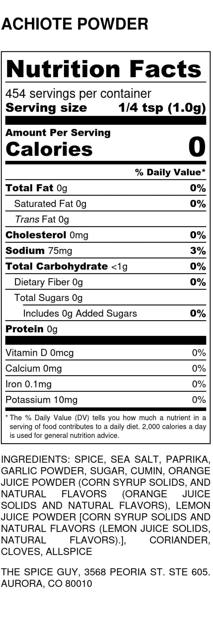 Achiote Powder – The Spice Guy